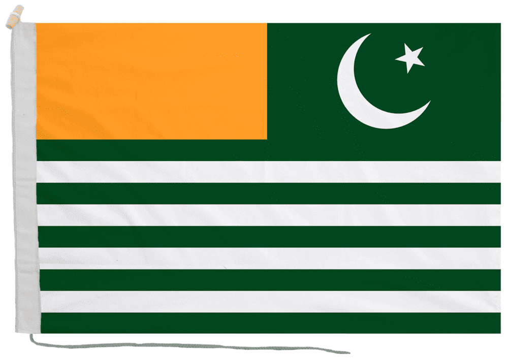 Azad Kashmir Territory Pakistan Flag with Rope & Toggle