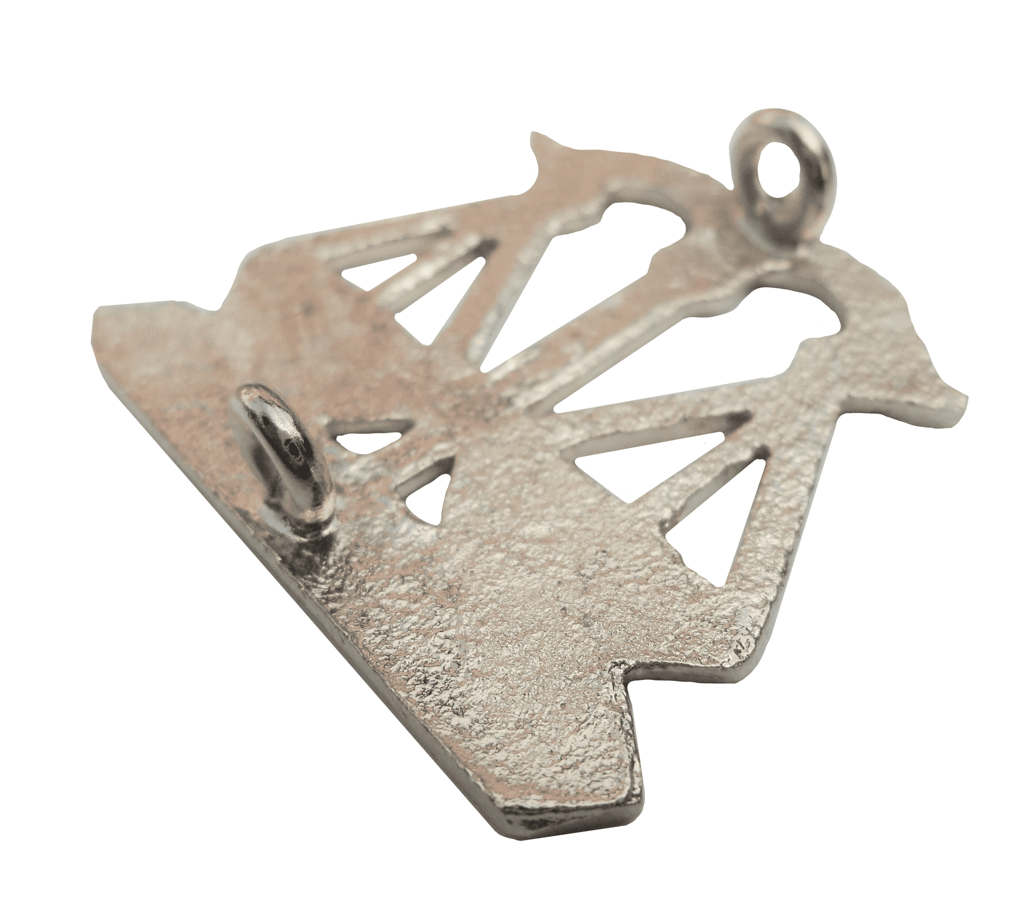 Balance Scales Nickel-Plated Orange Order Symbol For Collarette - W029