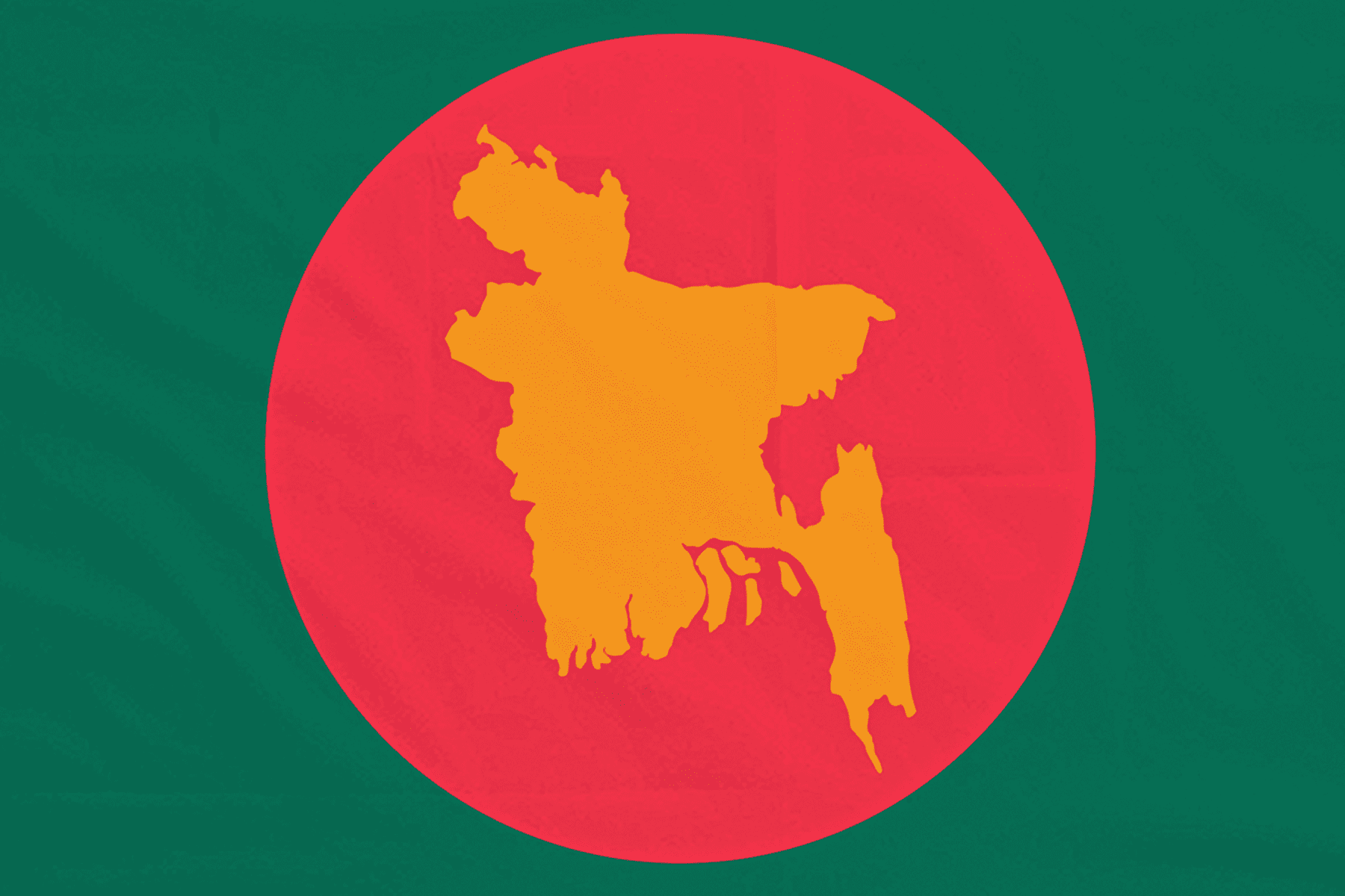 Bangladesh 1971 to 1972 Flag with Eyelets