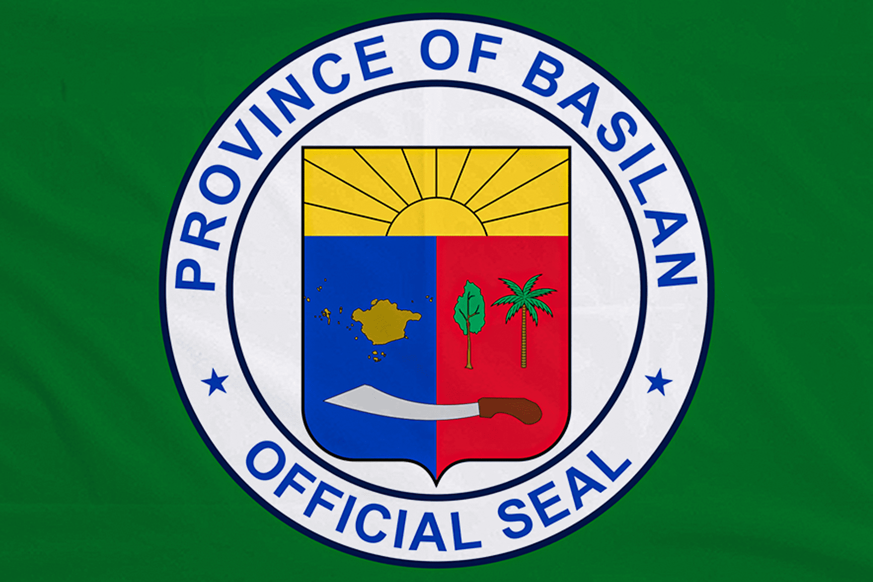 Basilan Province Philippines Flag with Eyelets