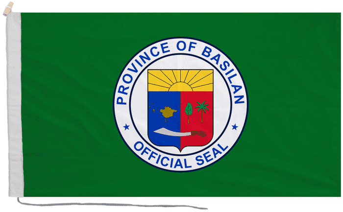 Basilan Province Philippines Flag with Rope & Toggle