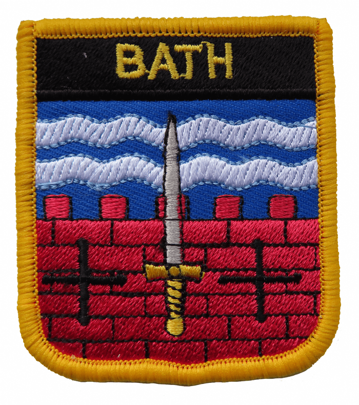 Bath Shield Embroidered Patch