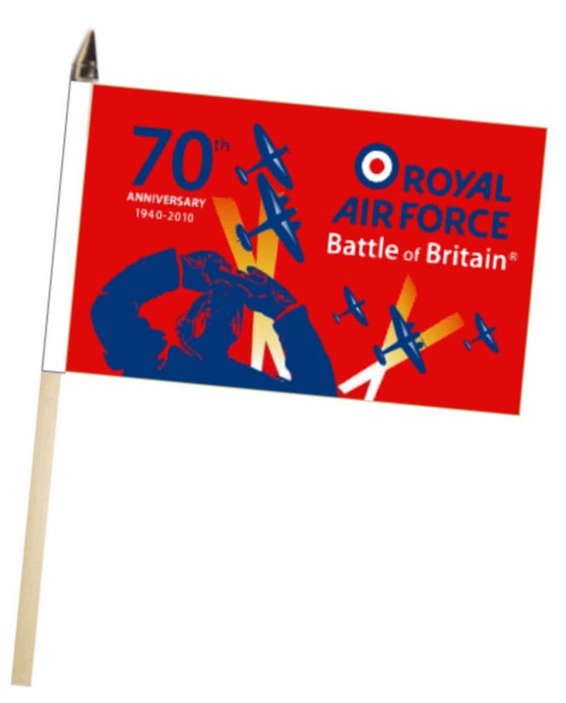 Battle of Britain 70th Anniversary Large Hand Waving Flag