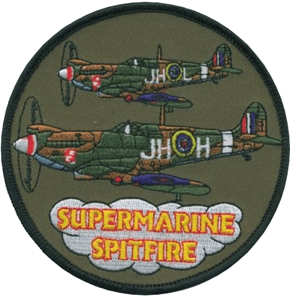Battle of Britain Supermarine Spitfire Subdued Embroidered Patch