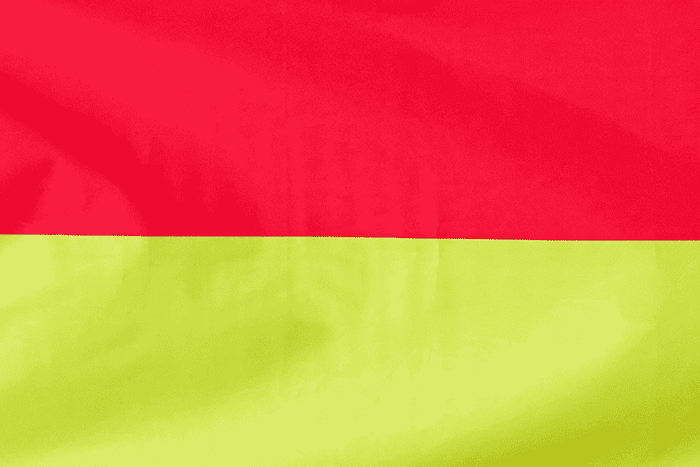 Beach Safety Lifeguarded Area Flag with Eyelets