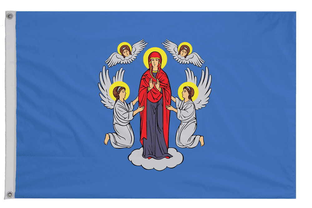 Belarus Capital City Minsk Flag with Eyelets