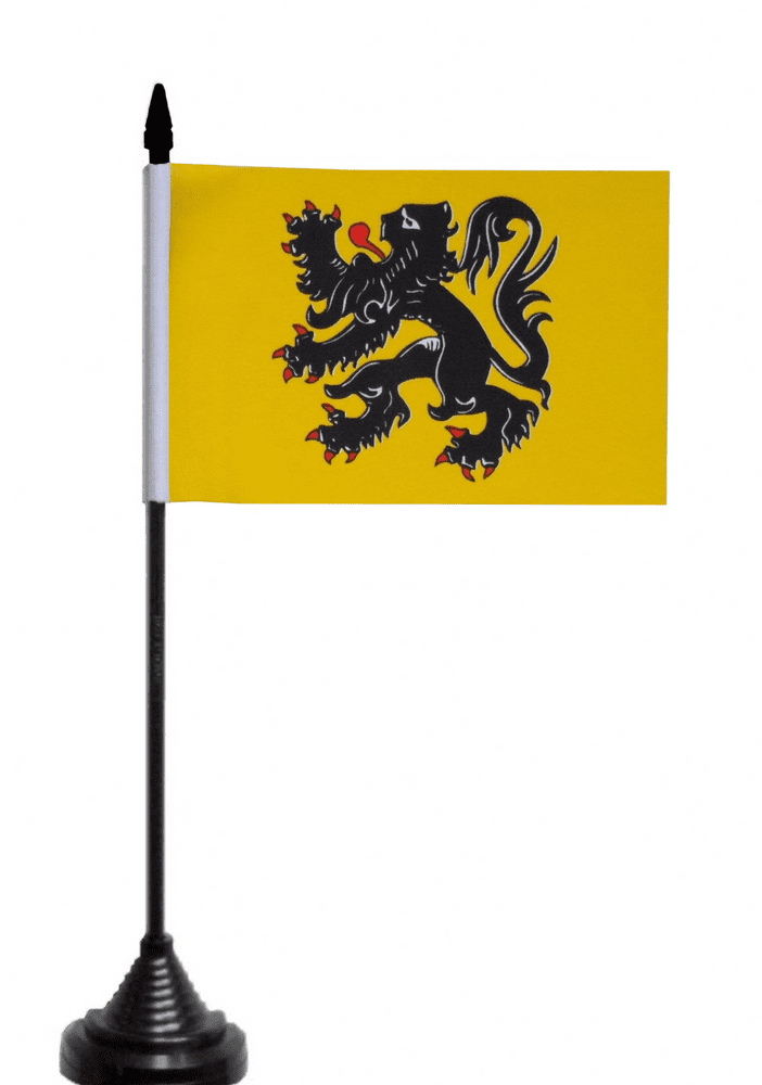 Belgium Flanders Region Table Flag