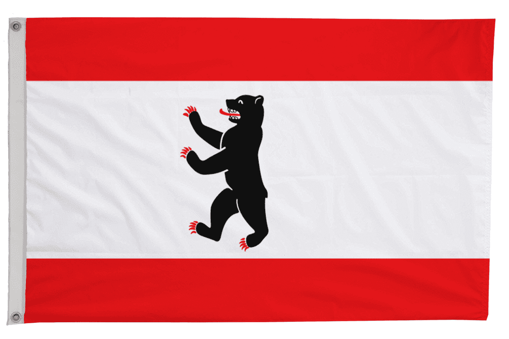 Berlin Civil Germany Flag with Eyelets