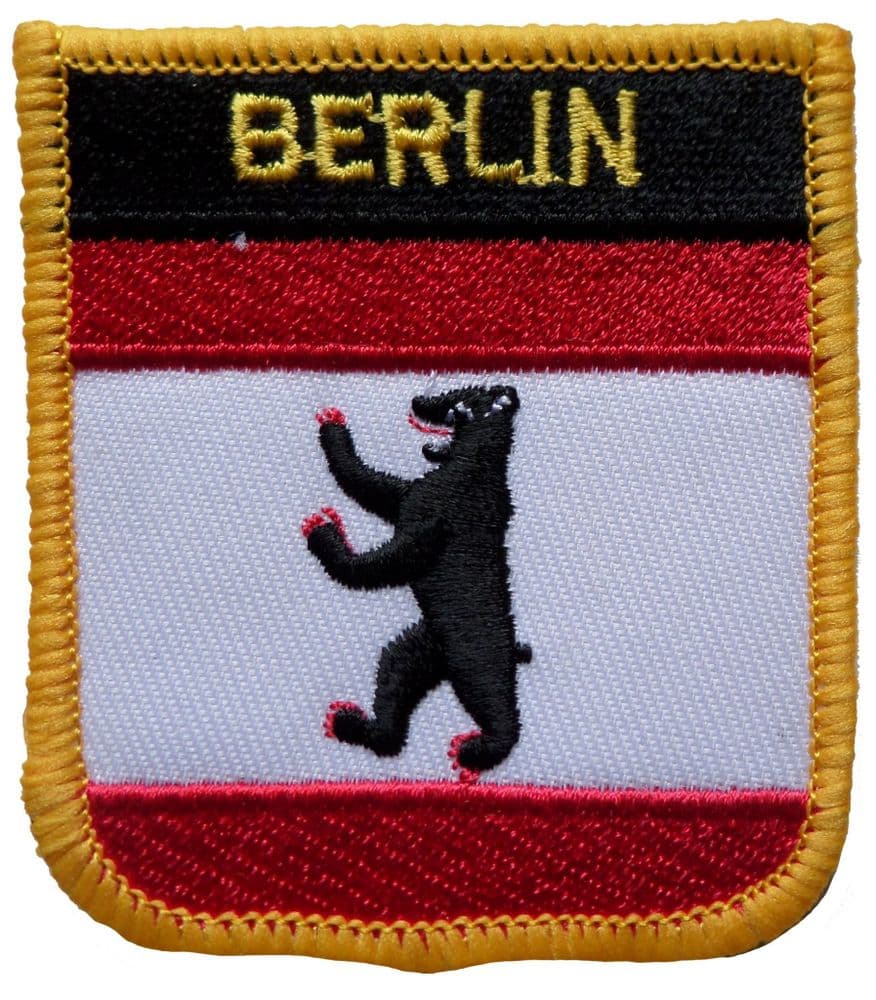Berlin Germany Shield Embroidered Patch