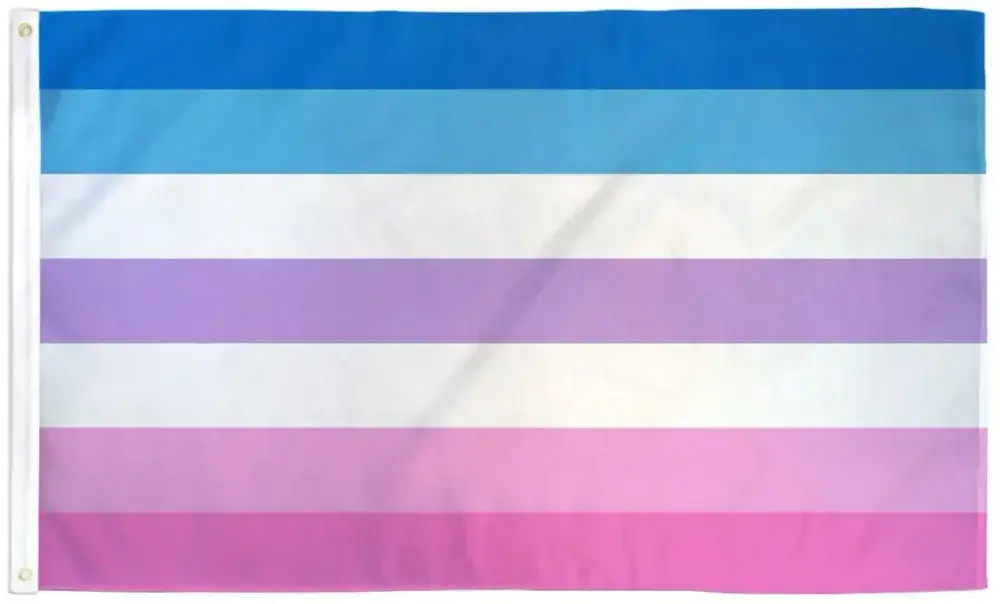 Bi Gender Pride Polyester 5 x3 Flag