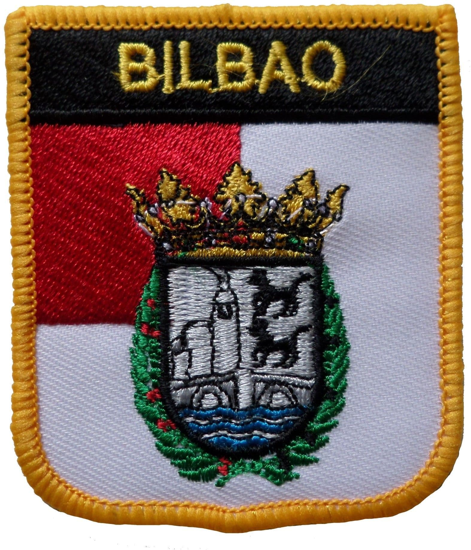 Bilbao Spain Shield Embroidered Patch
