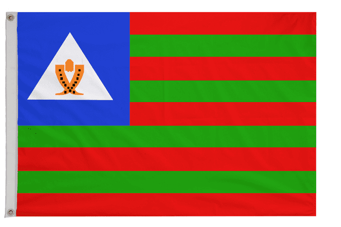 Bioko Island Equatorial Guinea Flag with Eyelets