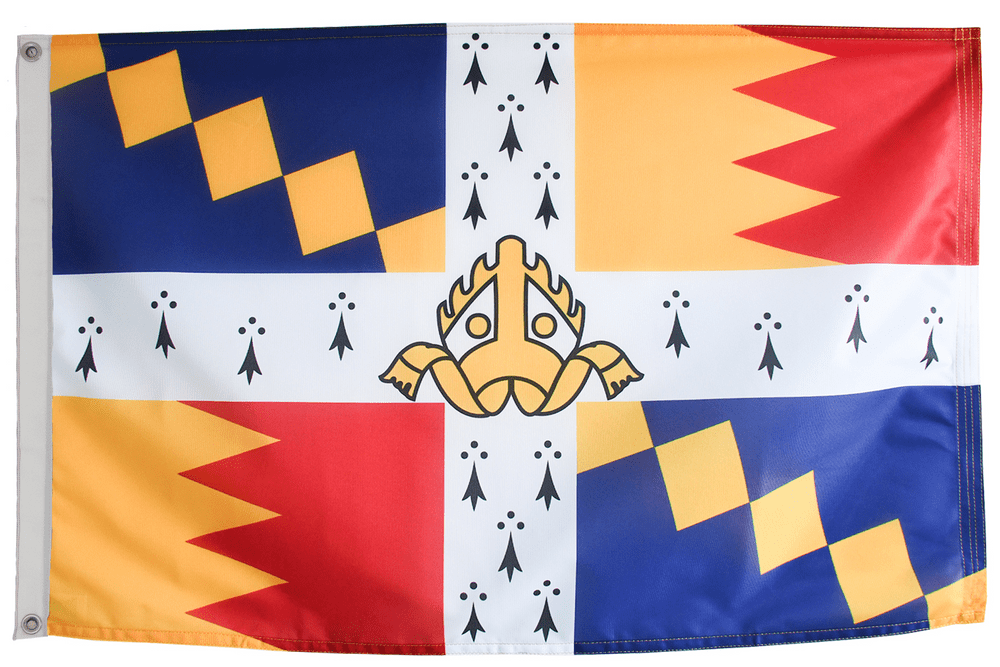 Birmingham Coat of Arms Flag with Eyelets