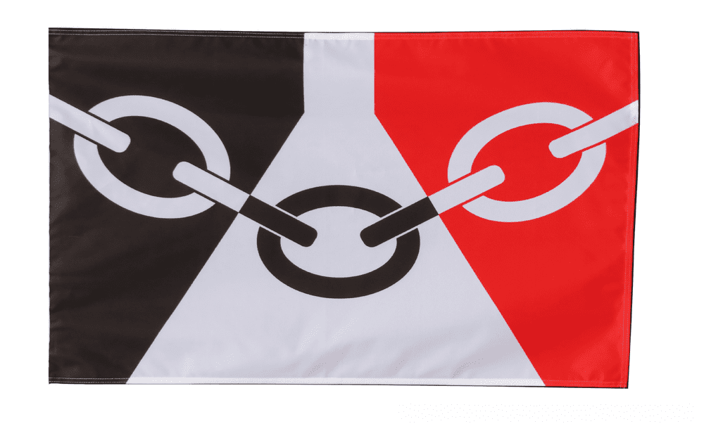 Black Country Flag with Eyelets