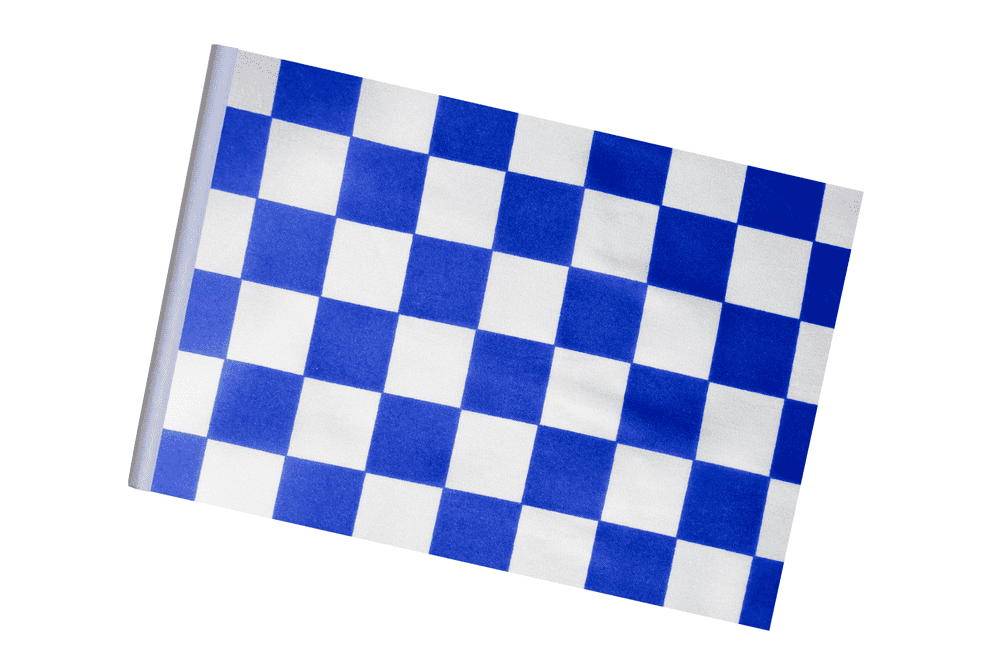 Blue and White Check Small Craft Flag