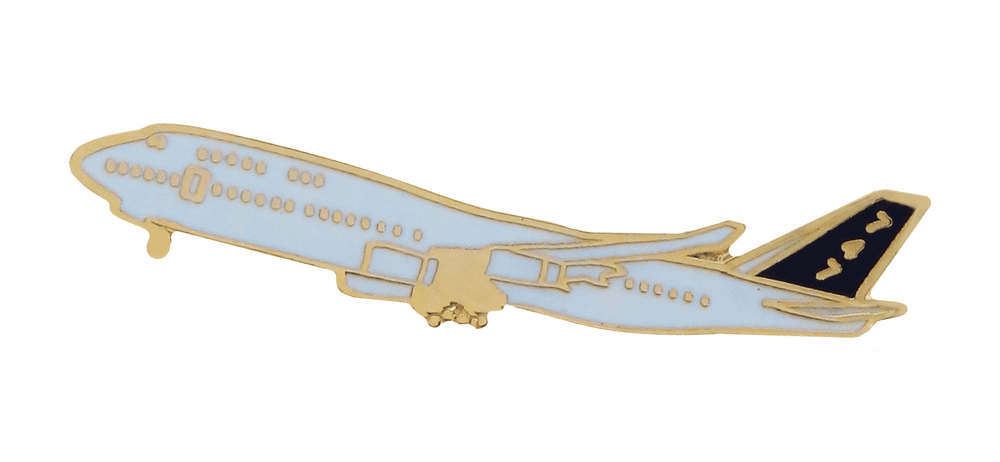Boeing 747 Jumbo Jet Aircraft Pin Badge