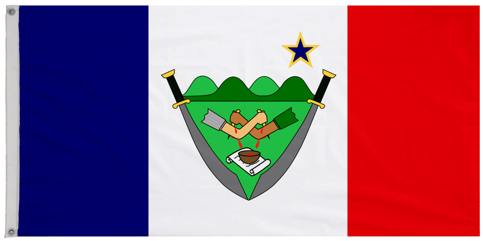 Bohol Province Philippines Flag with Eyelets