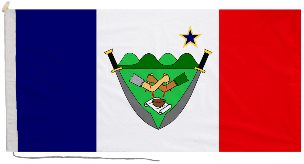 Bohol Province Philippines Flag with Rope & Toggle