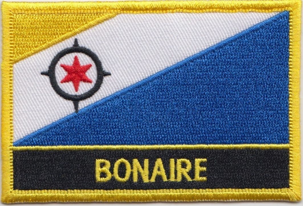 Bonaire Embroidered Rectangular Patch