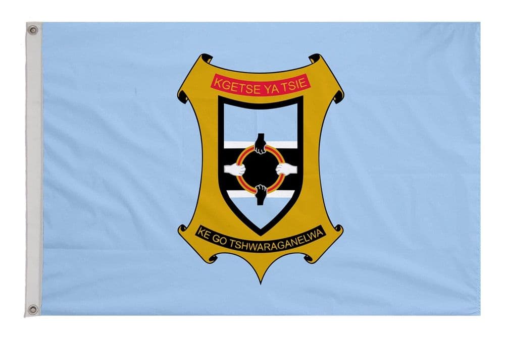 Botswana Capital City Gaborone Flag with Eyelets