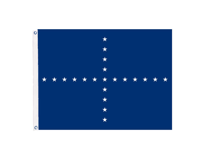 Brazil Naval Jack Flag with Eyelets