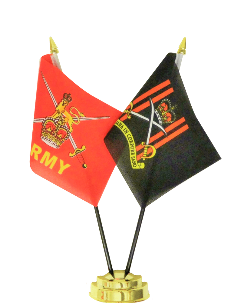 British Army and Army Physical Training Corps Friendship Table Flag