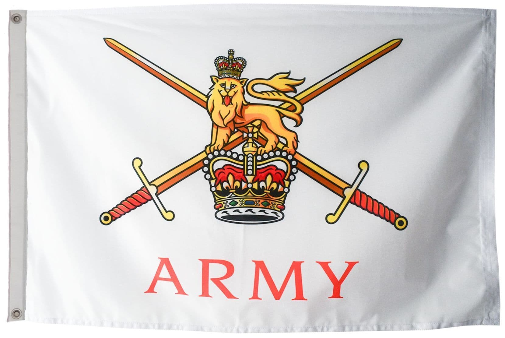 British Army Badge Flag with Eyelets