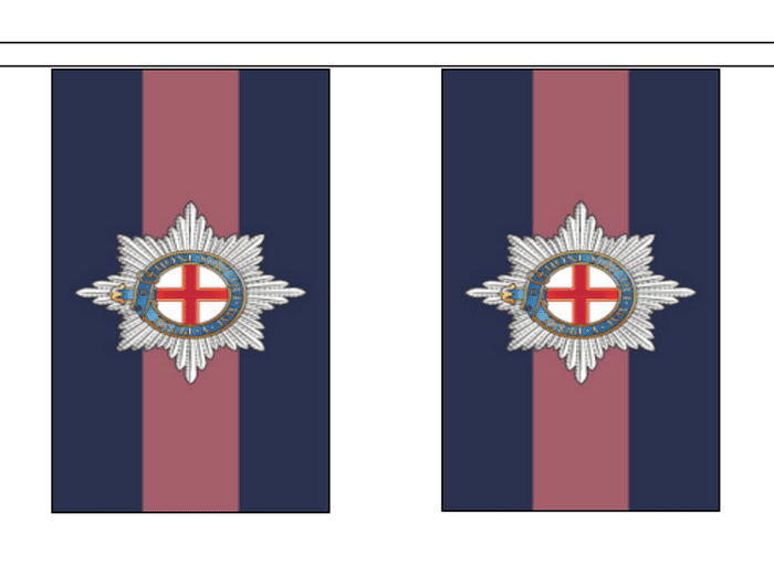 British Army - Coldstream Guards Flag 10m Bunting
