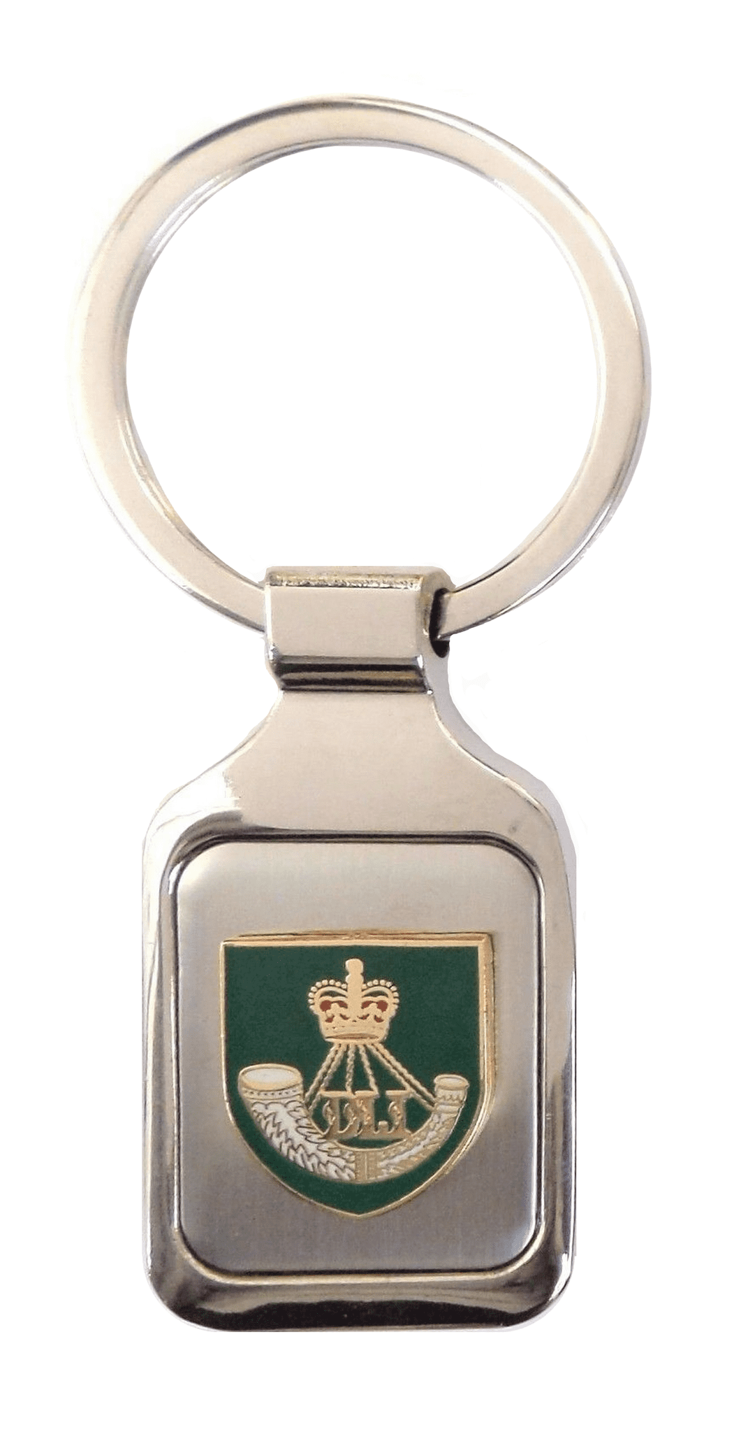 British Army Durham Light Infantry Brushed Steel Key Fob