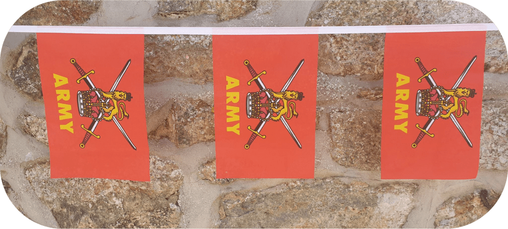 British Army Flag Bunting