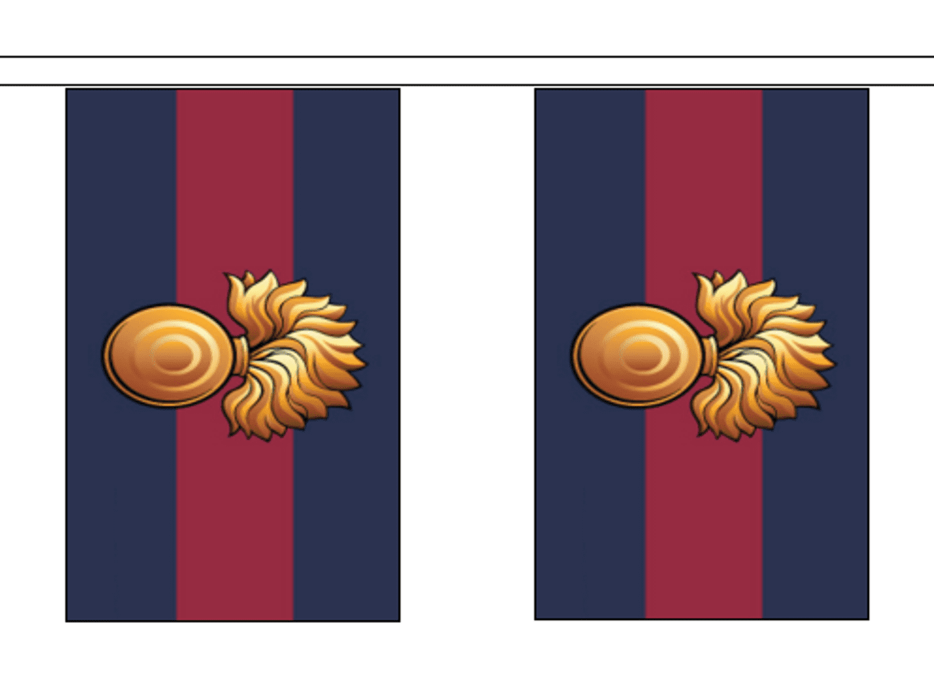 British Army - Grenadier Guards Flag 5m Bunting