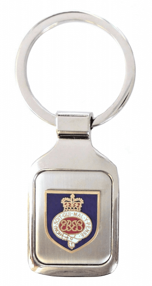 British Army Grenadier Guards Regiment Brushed Steel Key Fob - KM38
