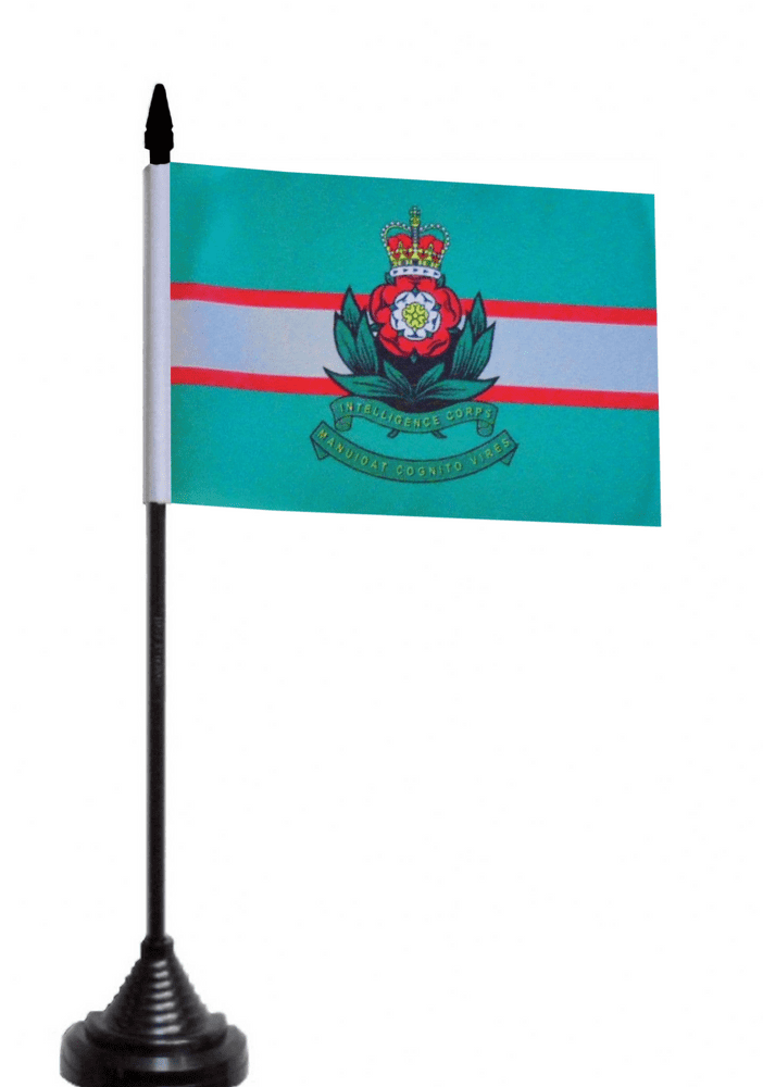 British Army Intelligence Corps Table Flag