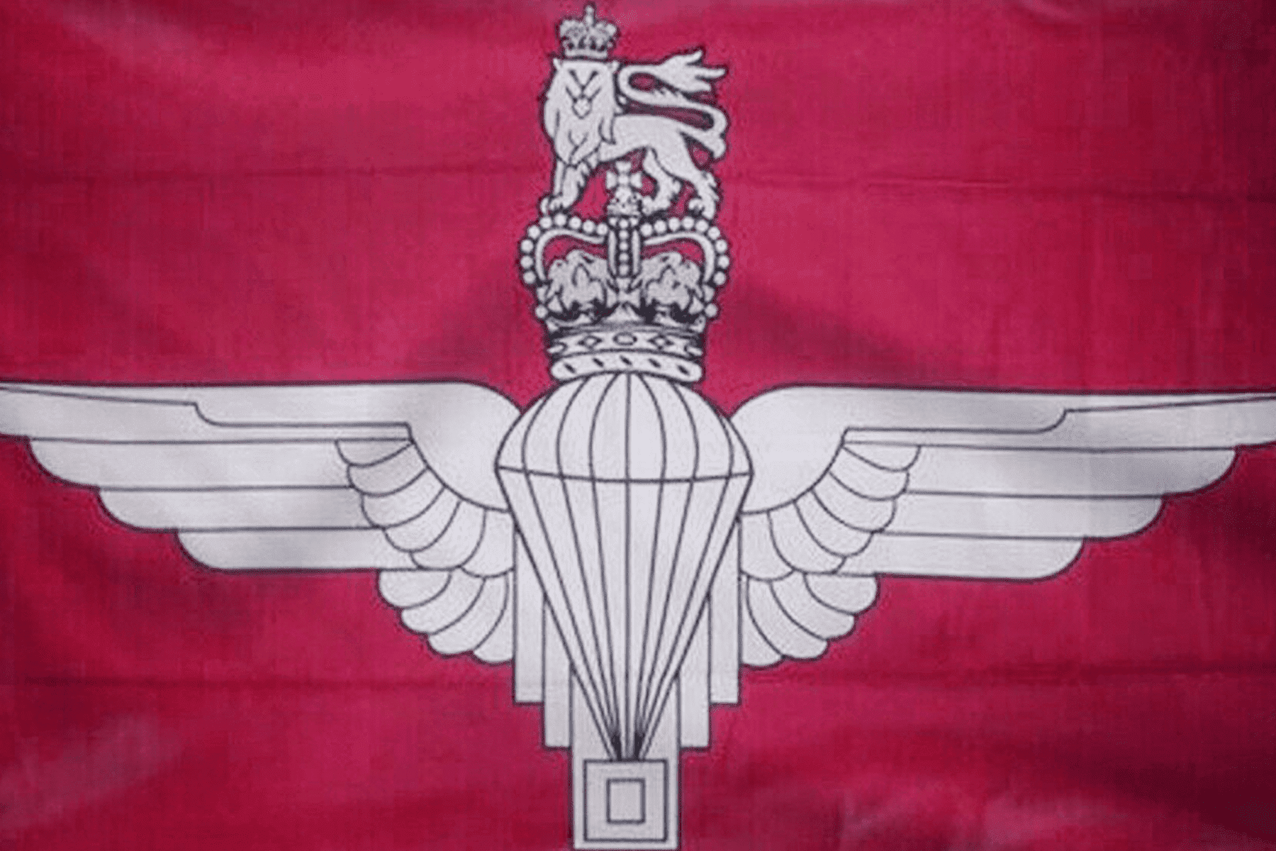 British Army Parachute Regiment Large Hand Waving Flag