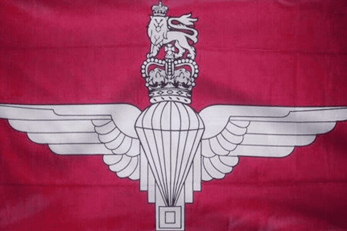 British Army Parachute Regiment Large Hand Waving Flag