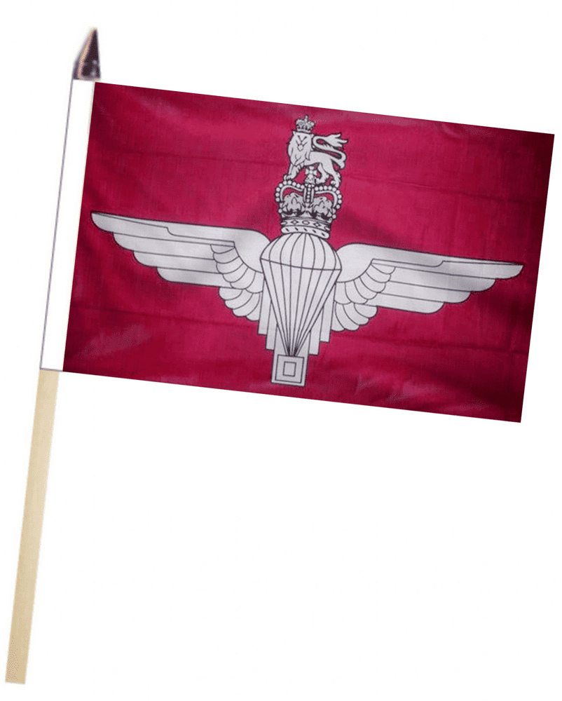 British Army Parachute Regiment Large Hand Waving Flag
