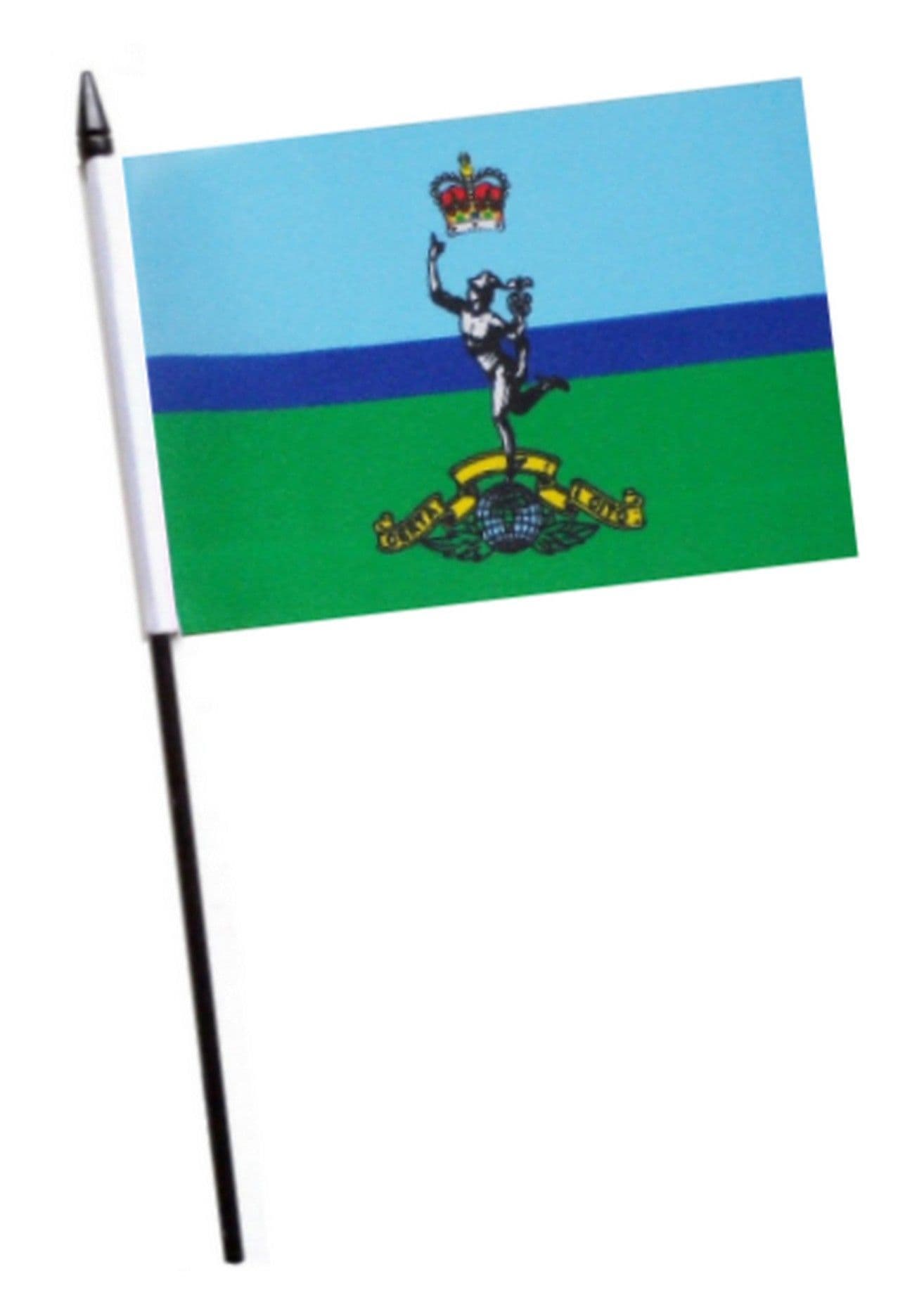 British Army Royal Corps of Signals Small Hand Waving Flag