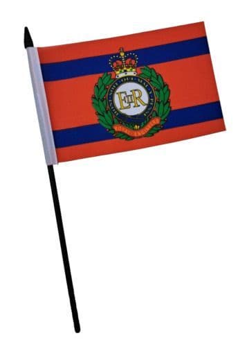 British Army Royal Engineers Corps Small Hand Waving Flag
