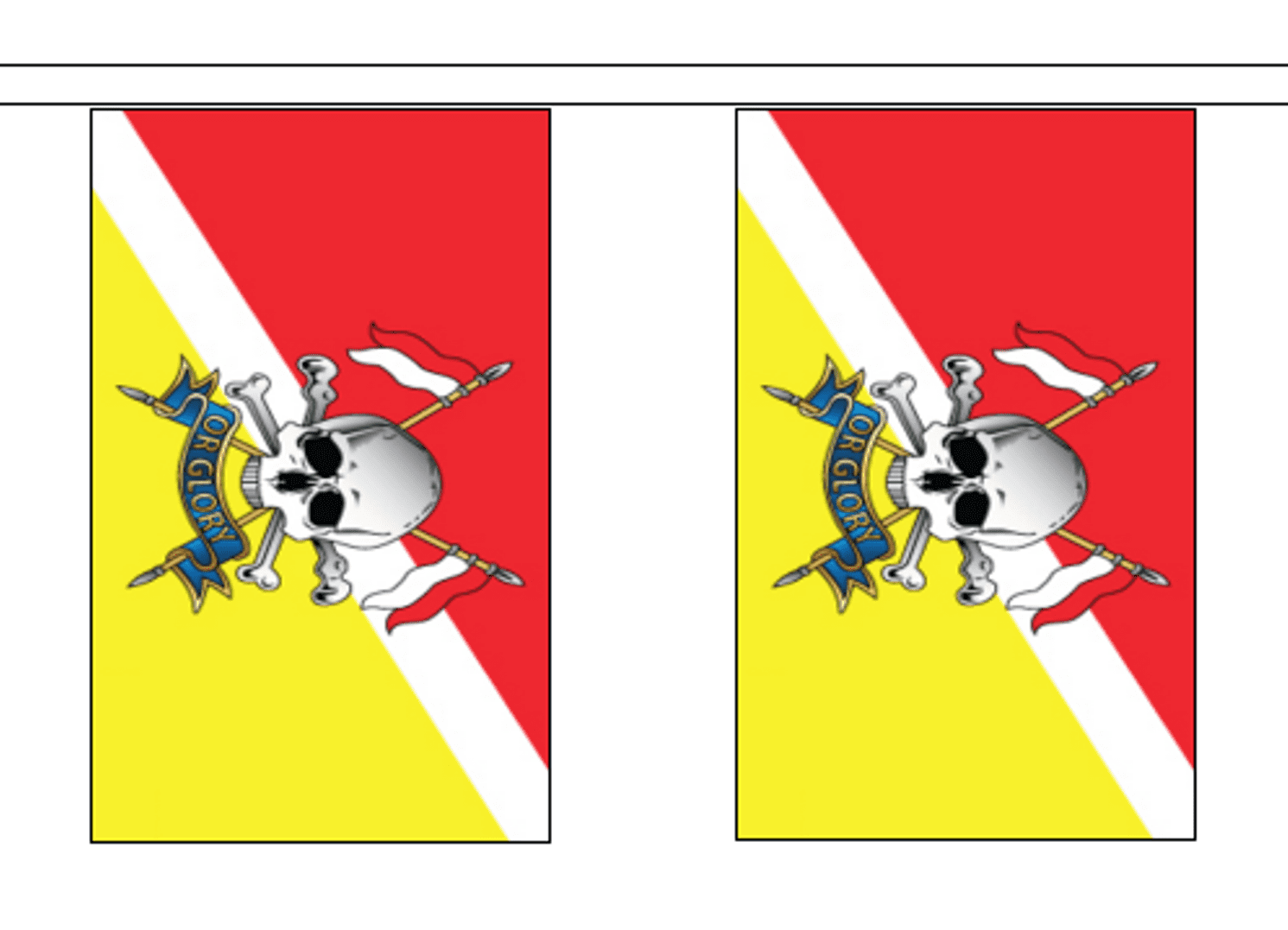 British Army - Royal Lancers Flag 10m Bunting