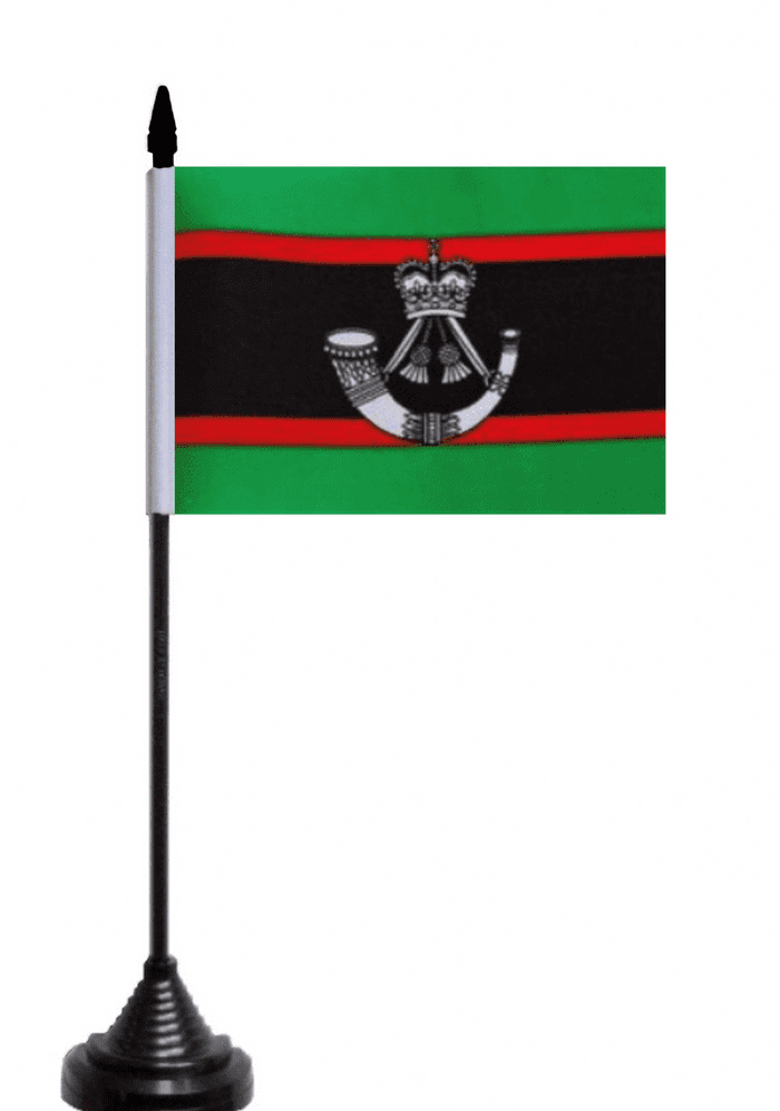British Army The Rifles Regiment Table Flag