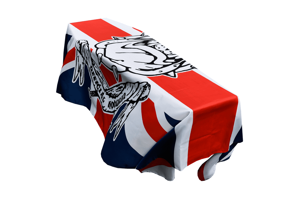 BRITISH BULLDOG FLAG COFFIN DRAPE