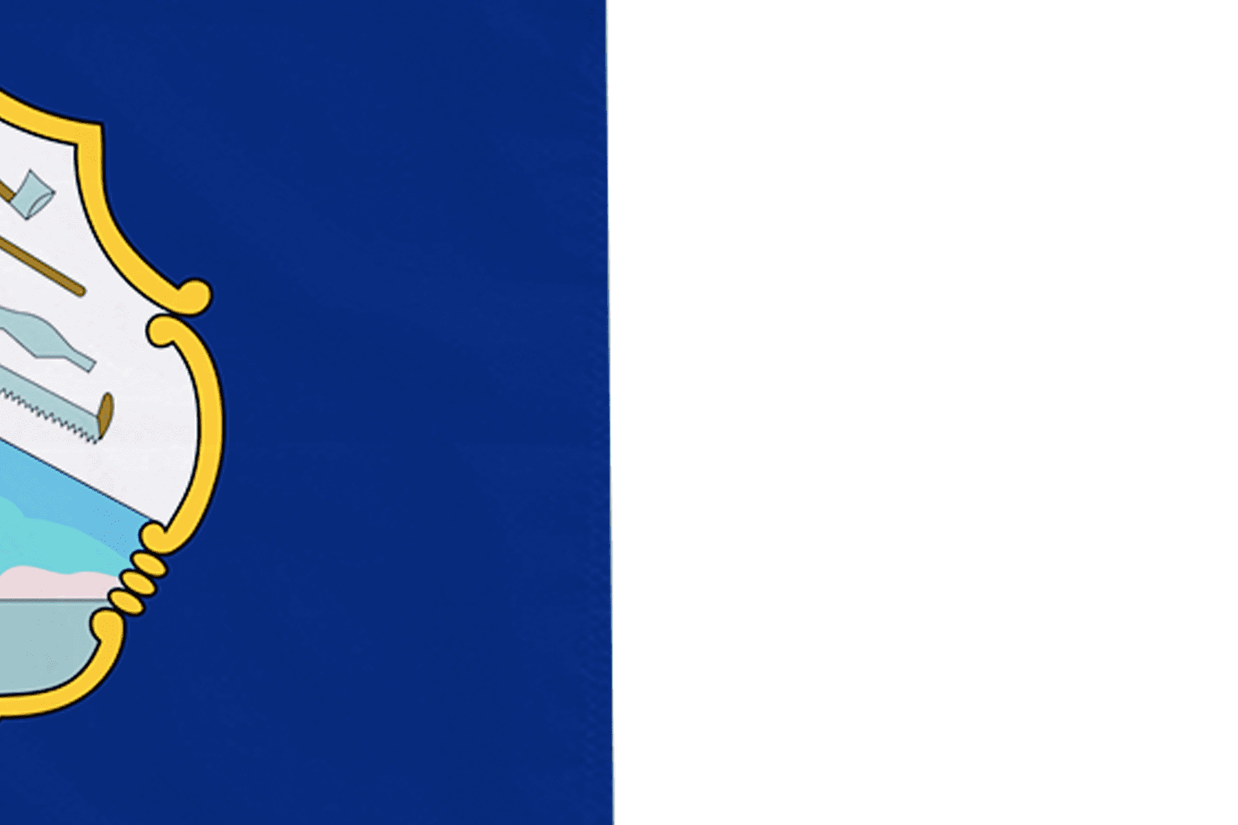 British Honduras / Belize 1919 to 1981 Flag with Eyelets