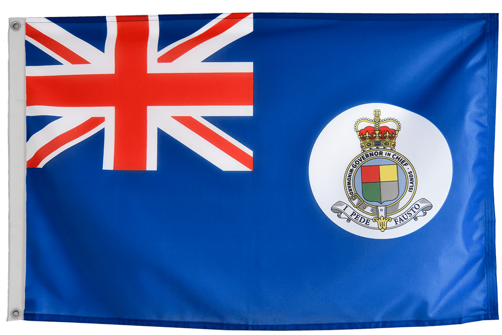 British Winward Islands 1833 to 1959 Flag with Eyelets