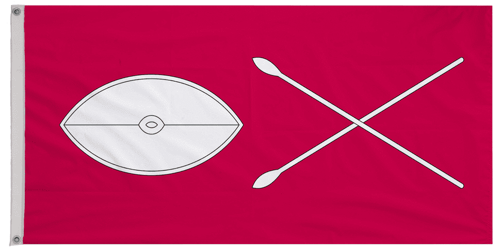 Buganda 1891 to 1892 Kingdom Uganda Flag with Eyelets