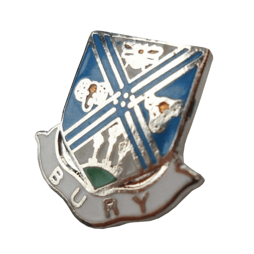 Bury Town Blue Pin Badge