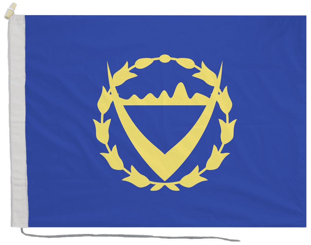 Busan Metropolitan City South Korea 1963 to 1995 Flag with Rope & Toggle