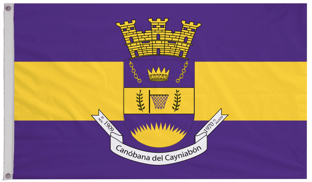 Canóvanas Puerto Rico Flag with Eyelets