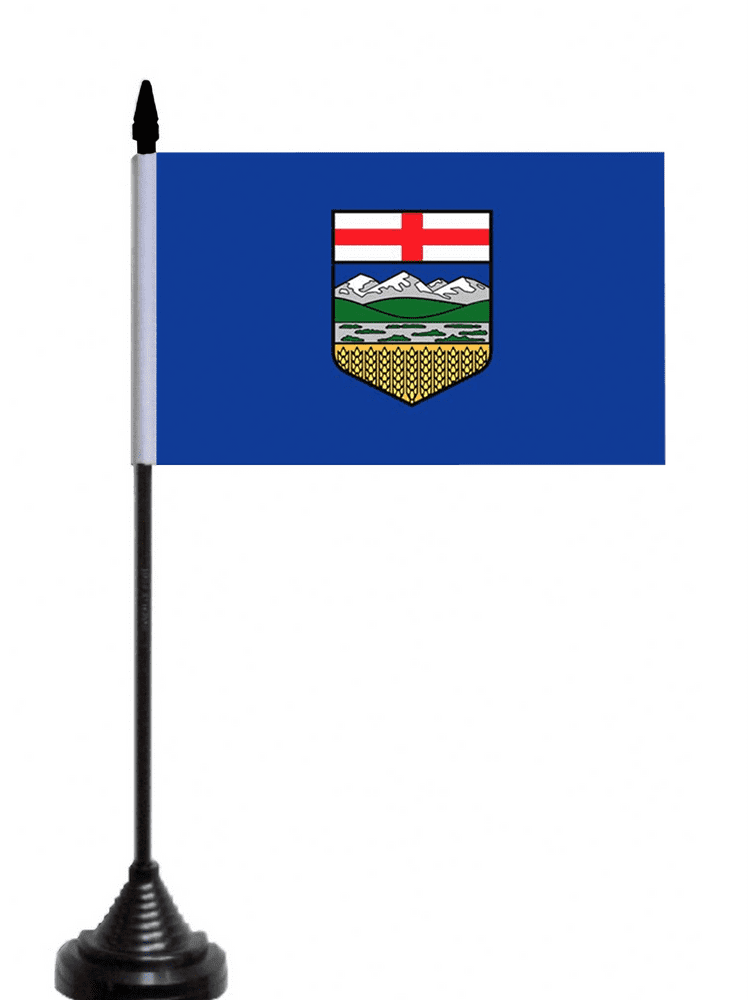 Canada Alberta Table Flag