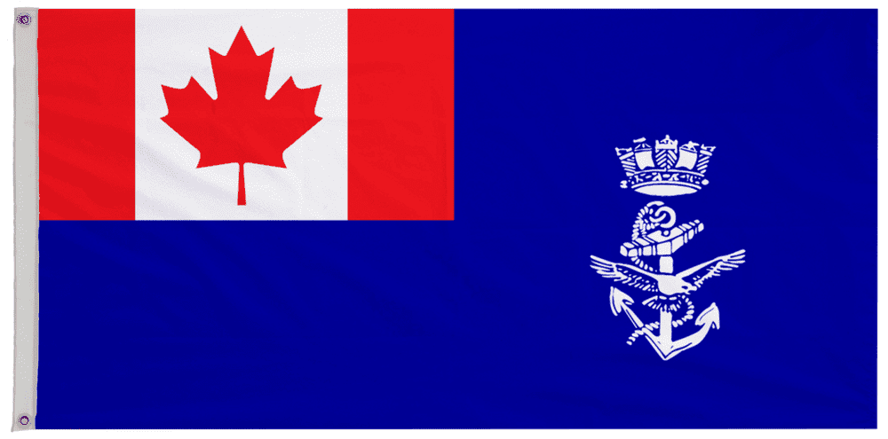 Canada Auxiliary Jack Flag with Eyelets