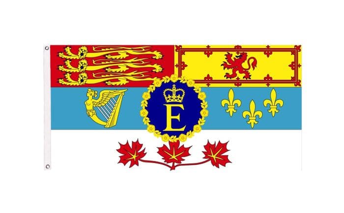 Canada Personal Flag of HM The Queen Flag with Eyelets